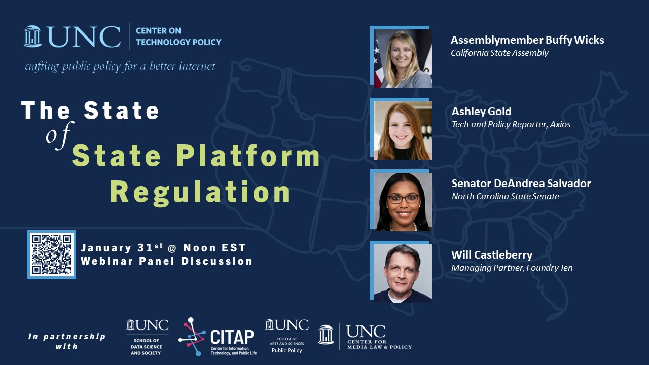Webinar: The State of State Platform Regulation - UNC Center for Media ...